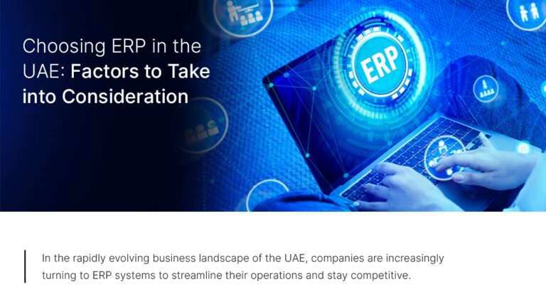 ERP System Software Company in Dubai, UAE